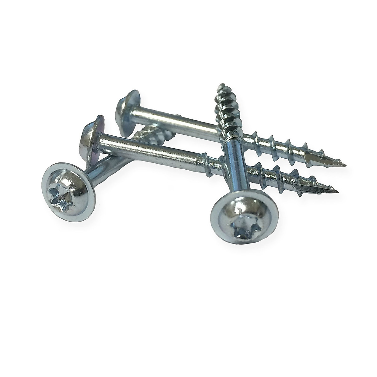 Milescraft 5204 Wood Pocket Hole Screws - #7 x 1-1/2" Washer Head with Coarse Thread (100pc.), Torx Drive Self-Tapping, for Indoor Use