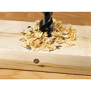 IDEAL Electrical 35-812 Nailbiter™ 7-1/2 in. Ship Auger – 3/4 in. Drill Bit w/ Dual-Helix Head, 60 deg. Angled Design