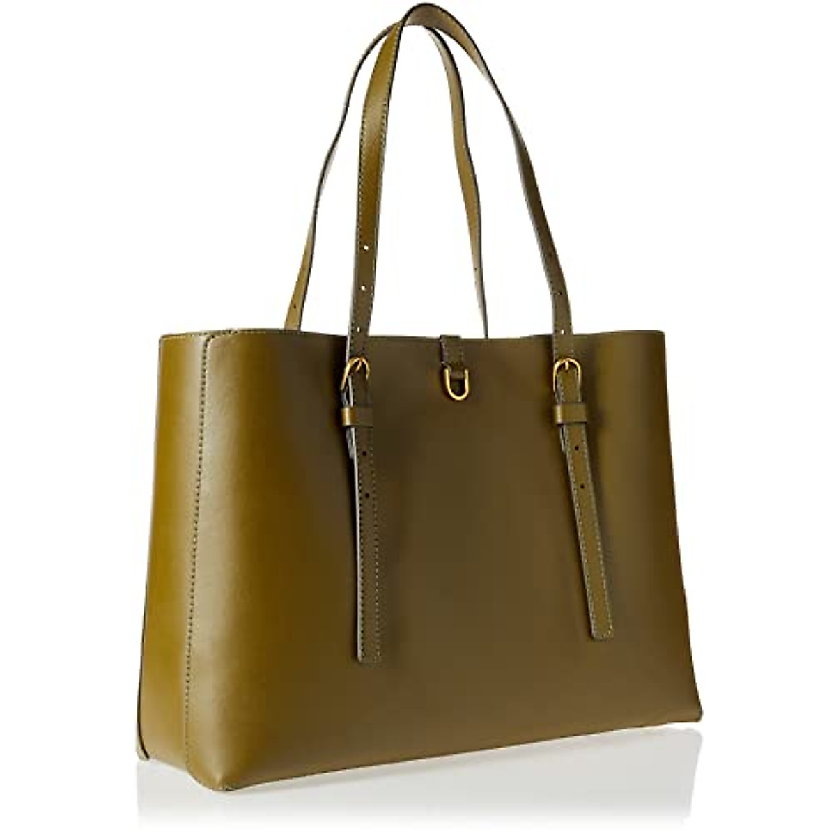 Fossil Women's Kier Vegan Cactus Leather Tote Bag Purse Handbag, Green Moss (Model: ZB1615376)