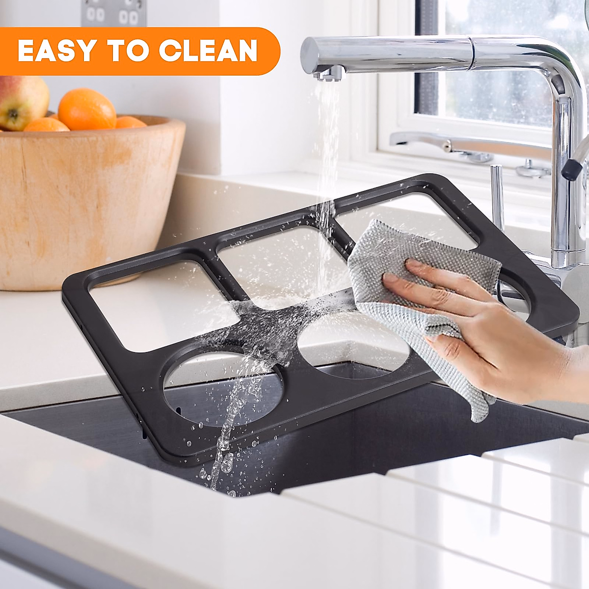 SafBbcue 6PCS Griddle Egg Ring Tray- Non Stick Egg Ring Molds,Food Grade Pancake Rings Round and Square Molds Ideal for Cooking Perfectly Shaped Eggs, Pancakes