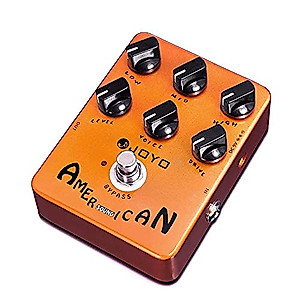 JOYO JF-14 American Sound Amp Simulator Pedal Bundle with DC 9V Pedal Power Supply (800mA -1A) AC Adapter