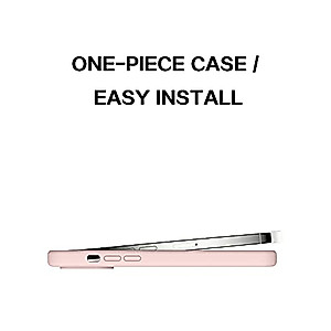 VENINGO iPhone 13 Case,Phone Case for iPhone 13,Slim Fit Liquid Silicone Soft Gel Rubber Lightweight Microfiber Lining Shockproof Anti-Scratch Protective Phone Cover for iPhone 13 6.1'' 2021,Pink Sand