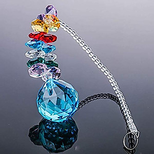 H&D 30mm Crystal Ball Prism Rainbow Collection Hanging Suncatcher for Chandelier Parts Wedding Favors