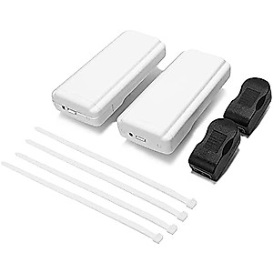 Wireless WiFi Bridge, UeeVii CPE881 5.8G Point-to-Point Access Outdoor CPE Kit Long Range Transmitter Supports 2.5KM Transmission Distance with 14 dBi High-Gain Antenna,2-Pack
