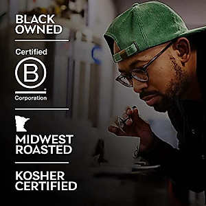 Blk & Bold Smoove Operator | Dark Roast | Keurig K-Cup Coffee Pods | Fair Trade Certified Specialty Coffee | B Corp | Black Owned Business | 60 Pods