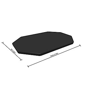 Bestway 58424 Flowclear Swimming Pool Cover, 9ft 10, Black