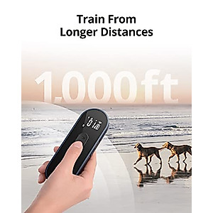 eufy Pet Dog Training Collar 2-Pack, 2 Rechargeable Training Collars with Remote, 3 Safe Training Modes, Soft Silicone Connectors, Safety Lock Switch, IPX7 Waterproof, Large Remote Range