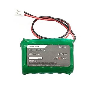 TAKOCI Product 7.2v Dog Collar Replacement Battery for Field Trainer SD-400S/ FT-100,Sportdog SD-400 Transmitter,fits Part Number Sportdog DC-16