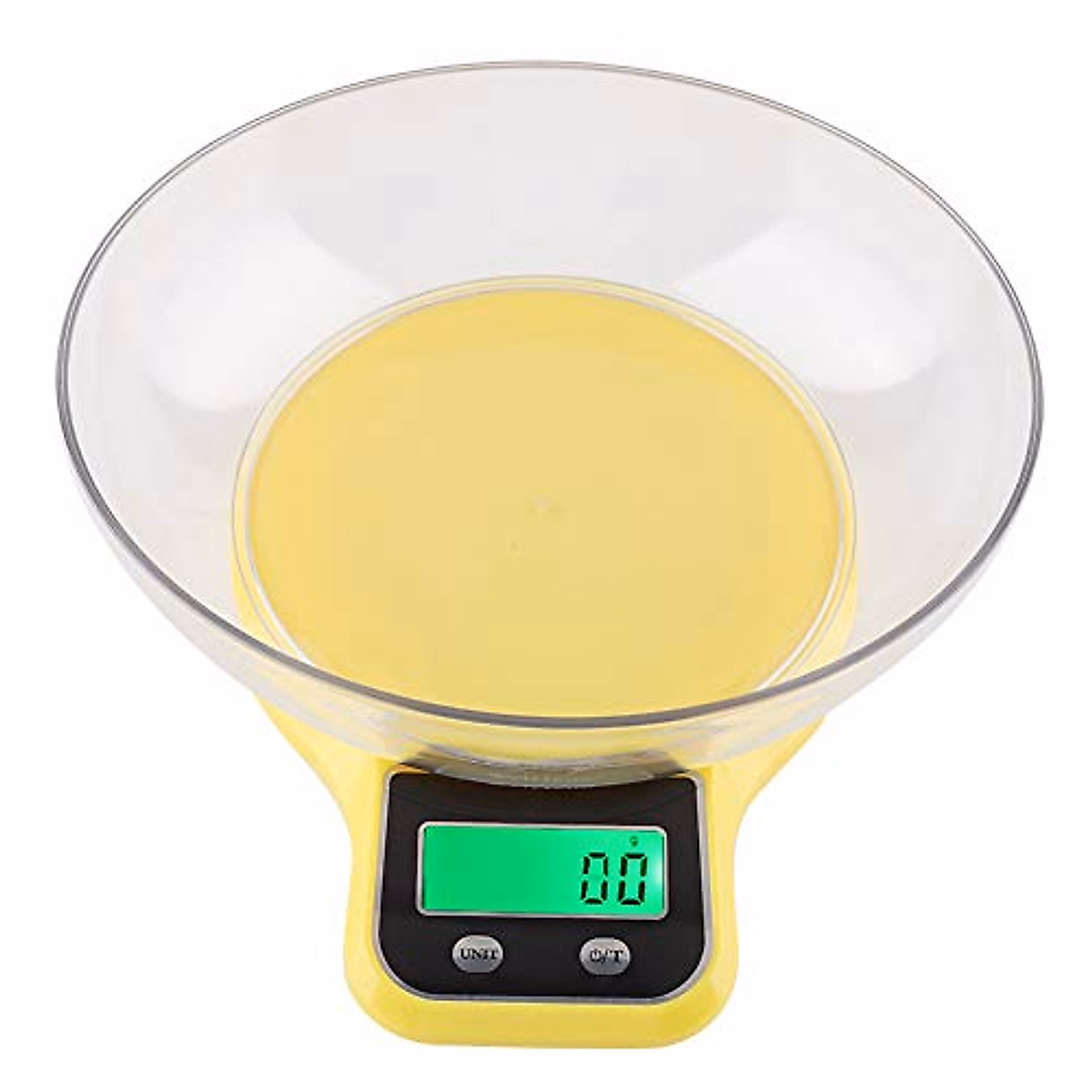 Food Scale with Bowl B21LW,Digital Food Scale with LCD Display Food Scale Kitchen Food Scale Digital Cooking Multifunction Weight Scale with Bowl (Yellow)