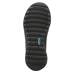 BZees Womens Getaway Slip-On Sneaker Grey Snake Print 7.5 M