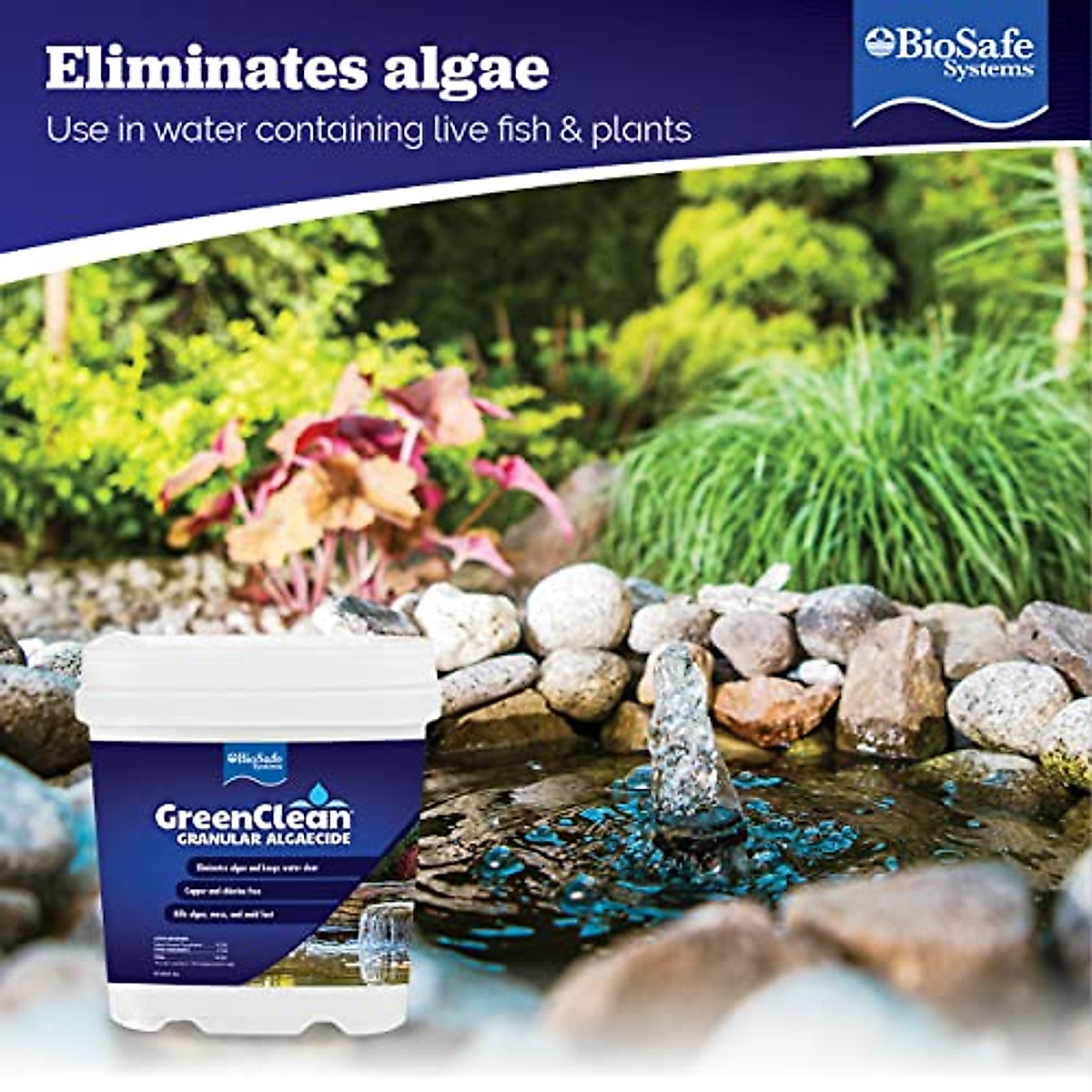 BioSafe Systems 3002-8 GreenClean Granular Algaecide String Algae ...
