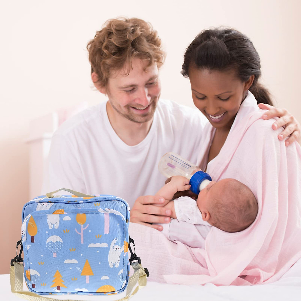 TOYANDONA Single-shoulder Mom Cross Body Tote Travel Handbag Tote Crossbody Diaper Bag Diaper Storage Organizer Cross Body Diaper Bag Travel Diaper Organizer Bag