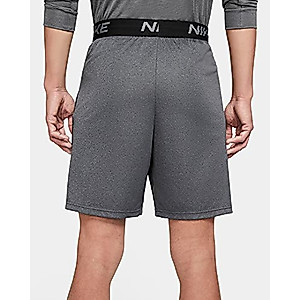 Nike Mens Dri-FIT Veneer Training Shorts, Black/Smoke Grey/Heather/White, Large