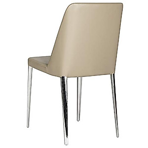 Safavieh Home Collection Mid-Century Modern Baltic Taupe Side Chair (Set of 2)