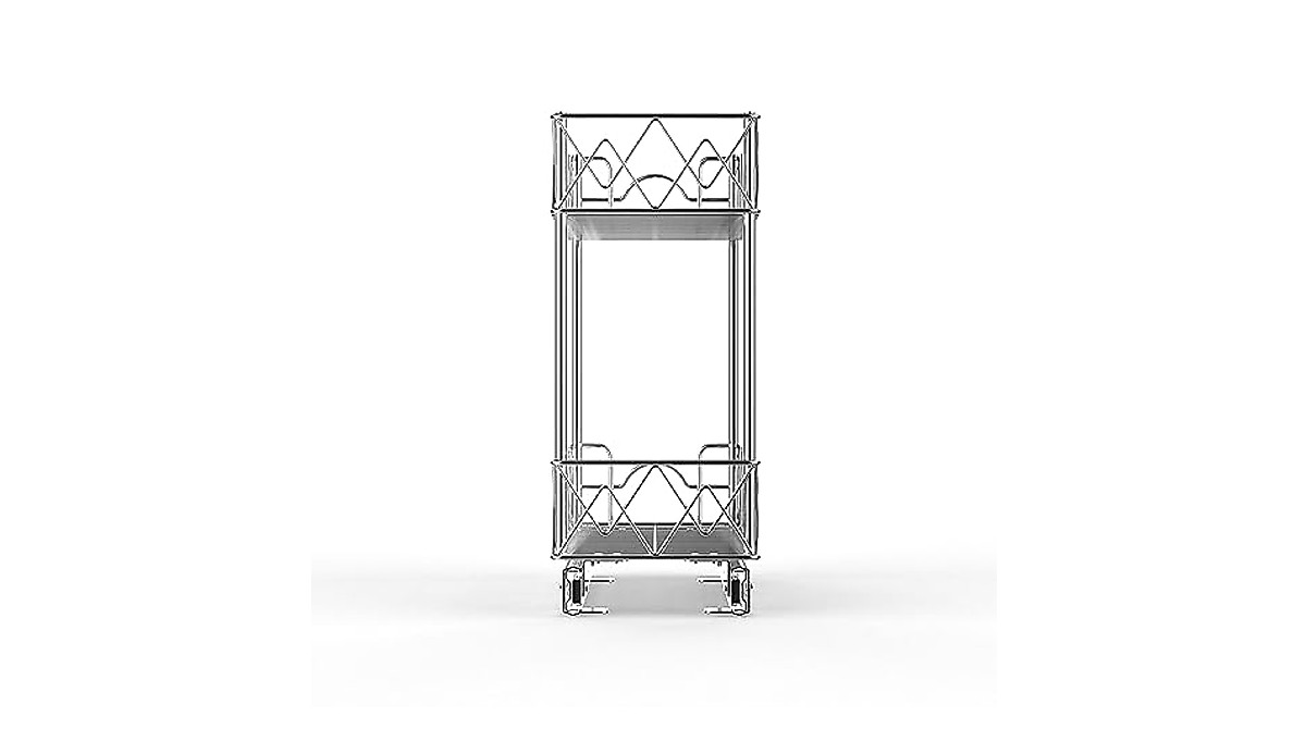 LYNNON 2 Tier Pull Out Cabinet Organizer for Kitchen & Bath
