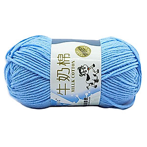 50g DIY Soft Milk Cotton Fiber for Knitting Sweater Blanket Scarf Crochet Knitting Yarn Ball