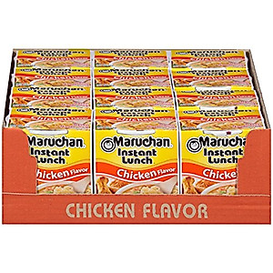 Maruchan Instant Lunch Chicken Flavor, 2.25 Ounce (Pack of 12)