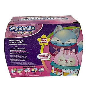 Squishville by Squishmallow Character 2-Packs SQM0228 - Collect Them All - Official KellyToy Squishmallows (Amina & Florence)