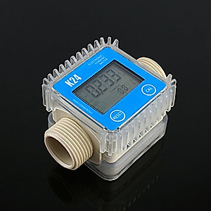 Estink Digital Flow Meter,Professional K24 Turbine Digital Fuel Flow Meter For Chemicals Water