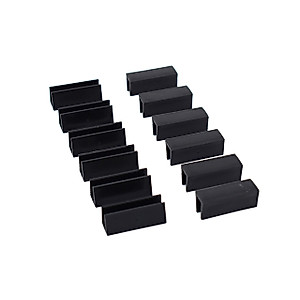 Lucas Toys Train Track Clips for Lionel O-Gauge FasTrack Tracks, Pack of 12 (Tracks NOT Included)