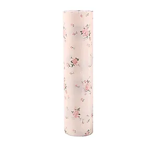 uxcell Non Adhesive Kitchen Table Cabinet Shelf Paper Drawer Liner Mat Lining Pad, 11.8 Inch x 9.8 Ft, Rose Pattern