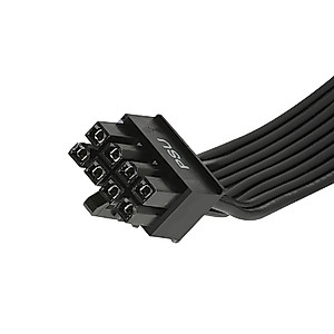 Certusfun CPU Cable for Corsair, 70CM 8 Pin to 8 & 4+4 Pin EPS Cable for Thermaltake, Male to Male CPU Power Cable for ARESGAME Power Supply (70cm+15cm)