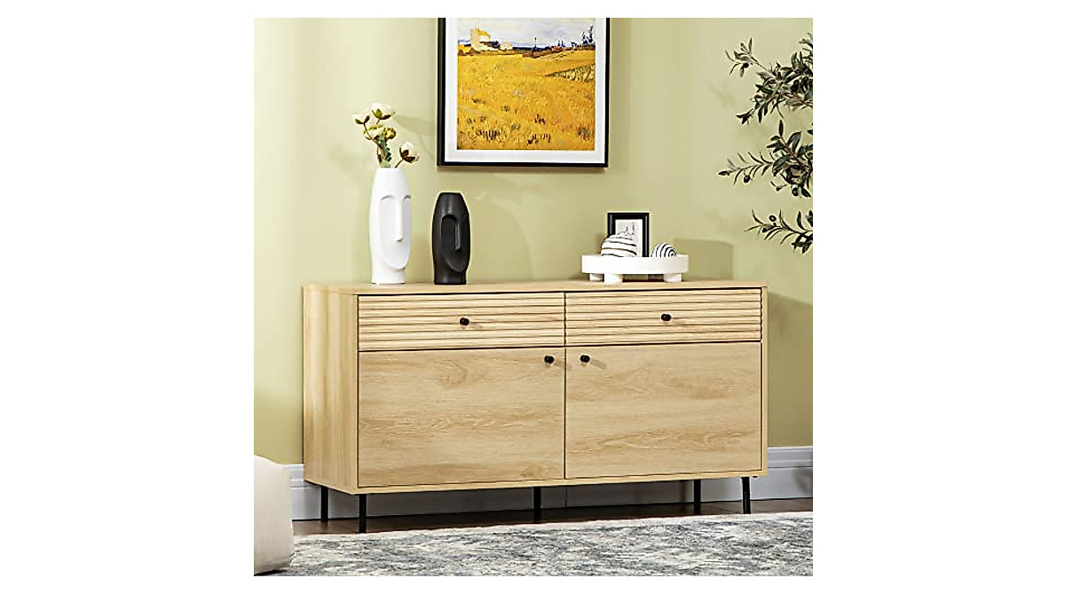 HOMCOM Modern Sideboard Buffet Cabinet with Storage