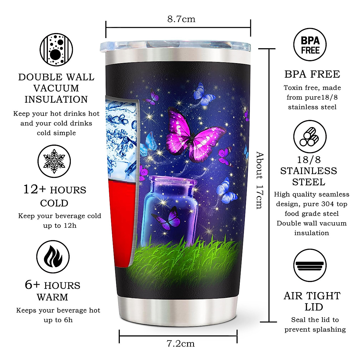 Daughter in Law Gifts, Best Daughter in Law Birthday Gifts, to My Daughter in Law Gifts Ideas, Gifts for Daughter in Law Coffee Tumbler Mug 20oz(1 PC)