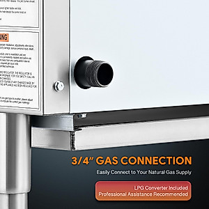 WILPREP Gas Countertop Radiant Charbroiler, 36 in Commercial Radiant Charbroiler with 3 35000 BTU U-Shaped Burners & 6 Cast Iron Grates, NG LPG Compatible Gas Charbroiler for Home Commercial Kitchen