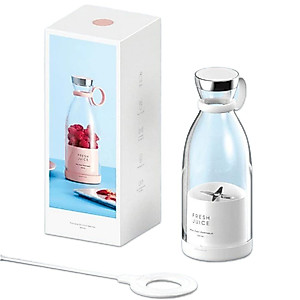 Wireless Charging 4 Blades Electric Juicer Mini Portable Blender Fruit Mixers Fruit Extractors Multifunction Juice Maker Machine Blender Smoothies Mixer Personal Size Blender for Juice, Shakes, and