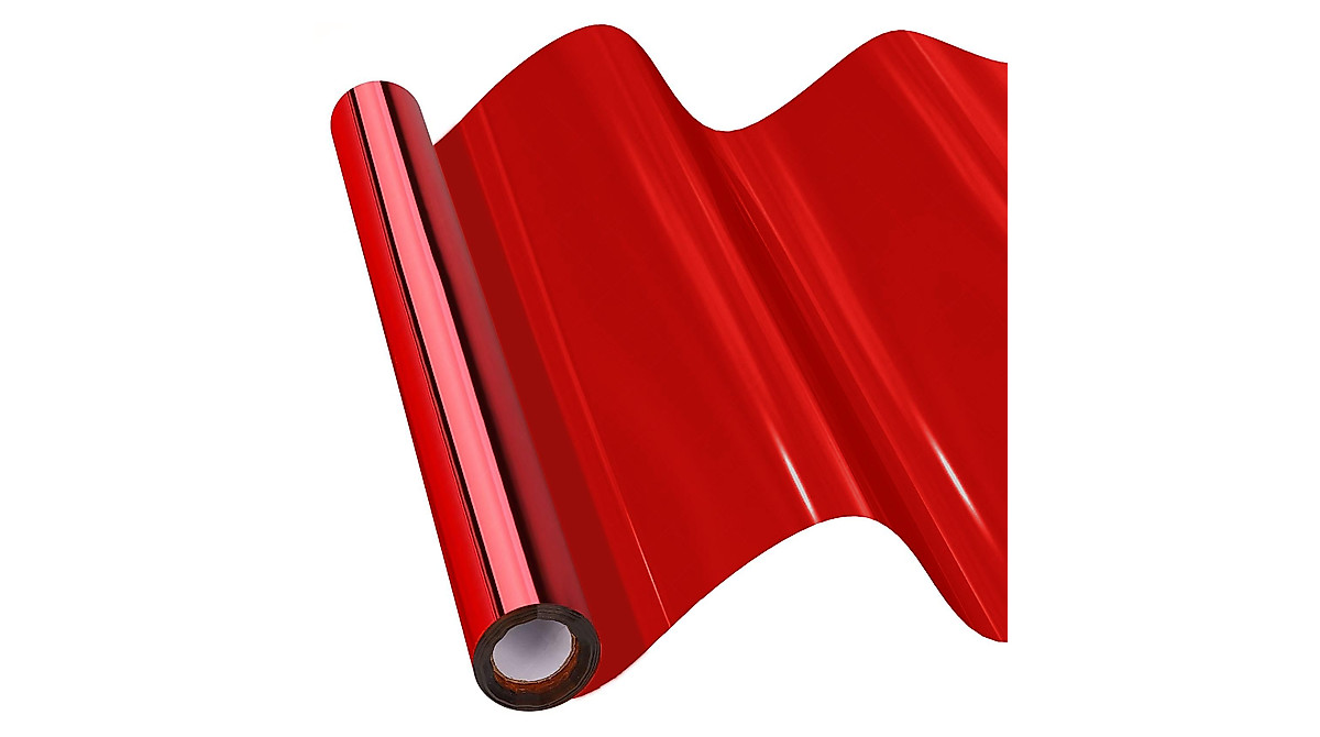 Vanhench Red Cellophane Wrap 16x100 ft Waterproof Floral Packaging