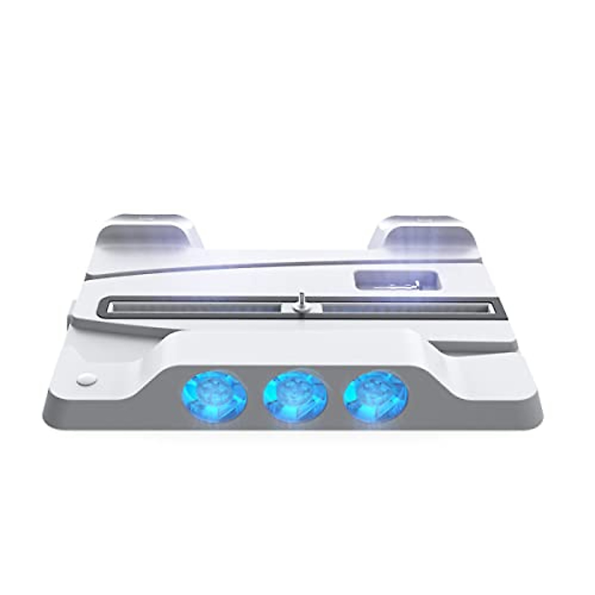 PS5 Vertical Stand with 3 Cooling Fan and Dual Controller Charger Station for Playstation 5 PS5 Digital/Disc Edition Console with 1 Type-C to Type-C Charging Cable