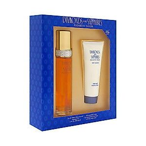 Diamonds & Sapphires By Elizabeth Taylor For Women, Set-edt Spray 3.3 Ounce & Body Lotion, 3.3-Ounce