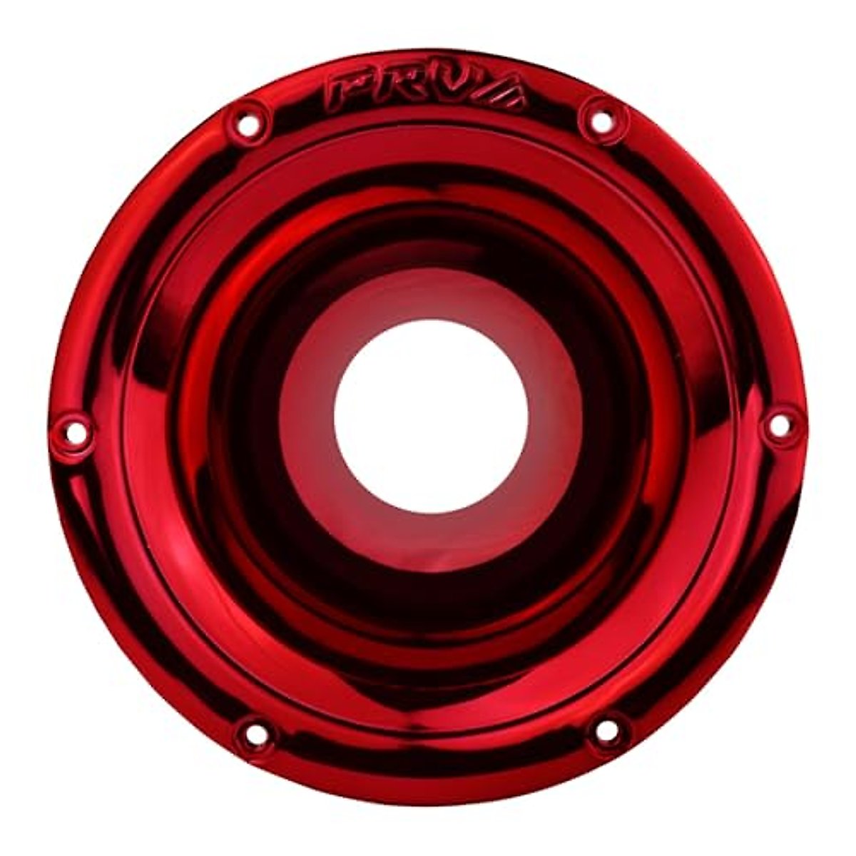 PRV AUDIO 2 Inch Exit Horn Waveguide WGP14-50 RED CR for Bolt On Compression Drivers - UV resistant Chrome Finish - Red Chrome Color (Single)