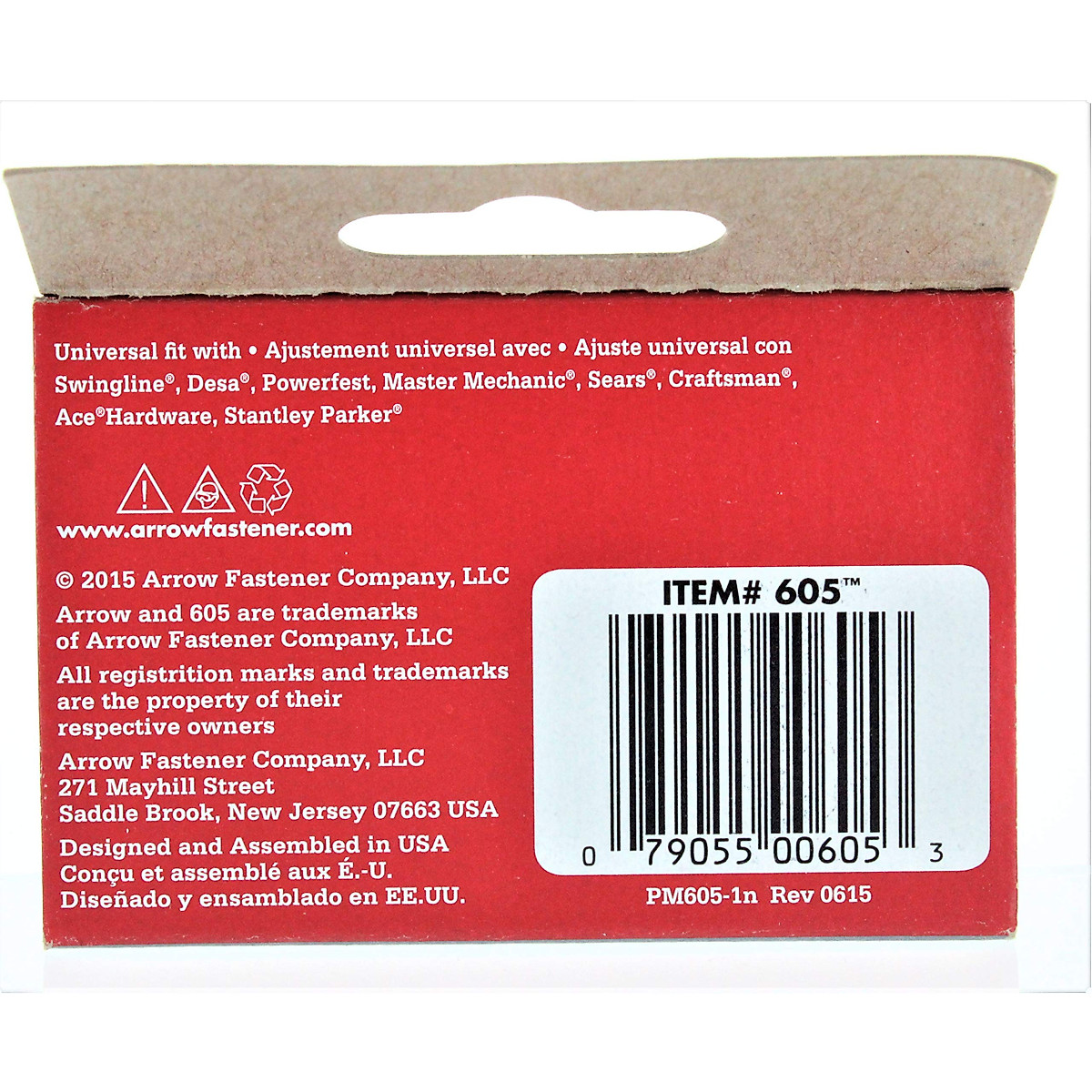 Arrow Fastener 60530 5/16" Wide Crown Heavy Duty Staples