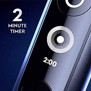 Oral-B iO Series 7 Electric Toothbrush with 1 Replacement Brush Head, Black Onyx, 3 Count (Pack of 1)