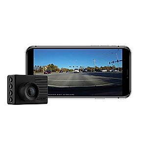 Garmin Dash Cam 56, Wide 140-Degree Field of View In 1440P HD, 2" LCD Screen and Voice Control, Very Compact with Automatic Incident Detection and Recording