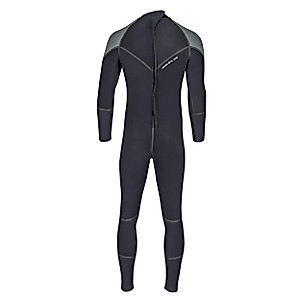 Henderson 5mm Men's Aqua Lock Back Zip Dive Fullsuit - Black - X-Large