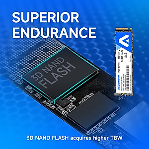 Acclamator NVMe 1TB Read 2500MB/s PCle 3.0x4, M.2 2280, Internal Solid State Drive, Storage for PC, Laptops, Gaming and More, N20