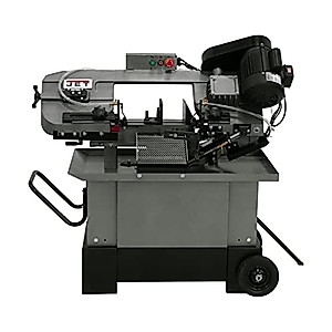 JET HVBS-710S, 7" x 10-1/2" Belt-Driven Mitering Bandsaw, 1Ph 115/230V (413451)