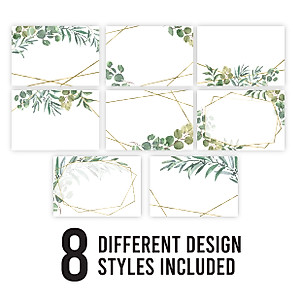 Eco-Friendly Greenery Name Tags for Kids & Classrooms