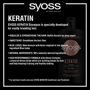 Syoss Keratin Hair Perfection Shampoo 16.9 fl oz