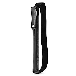 DTTO Pencil Case for Apple Pencil (USB-C) & Apple Pencil 1st/2nd Generation, PU Leather iPad Pencil Sleeve Pouch with Detachable Elastic Band for iPad 9.7"/ 10.2"/ 10.5"/ 10.9"/ 11"/ 12.9", Black