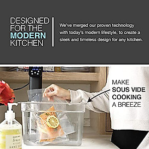 Avid Armor Chamber Vacuum Sealer USVX Ultra Series, Automatic Press and Go Vacuum and Seal Settings, Kitchen Friendly Black Color, Perfect for Liquid-Rich Foods, Meats, Fish, Pickling, Infusions