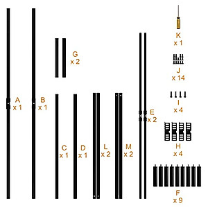UJUJIA Full Size Metal Bed Frame Steel Slat Support Platform Bed Frames Heavy Duty 9 Legs Mattress Foundation Easy Assembly Adjustable Bed Frame Black