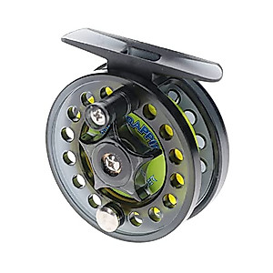 Lew's Crappie Thunder Jigging Fishing Reel, 2 Bearing System, Right-Hand Retrieve, Crappie Thunder Green
