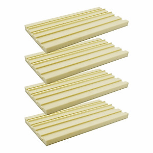 Yuanhe Plastic Domino Card Holders - Dominoes Tile Stand Organizer and Playing Card Game Racks/Trays, Set of 4