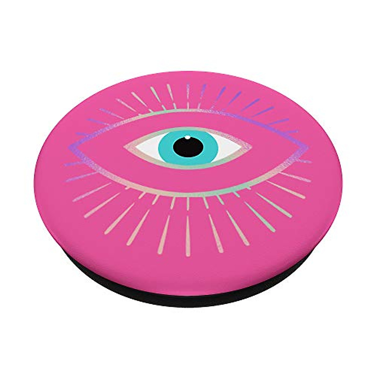 Rainbow Evil Eye Pink PopSockets Swappable PopGrip
