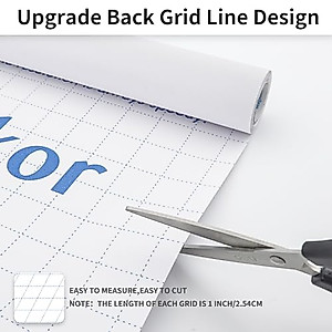 MAGIDEKOR Window Privacy Film with Installation Tools, Frosted Glass Window Film,Heat Blocking Static Clings Reusable Frosting Window Film for Bathroom Home Office,White,17.5 Inch X 6.5 Feet