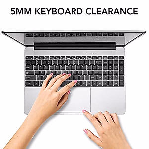 Shanrya 15.6in Laptop, High Performance Processor Ultra Thin Long Battery Life Laptop Computer 100-240v for Work (16+512G US Plug)